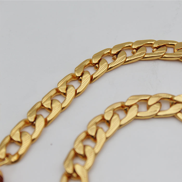 Gold Plated Rudraksha Chain Mala – Dharmsaar